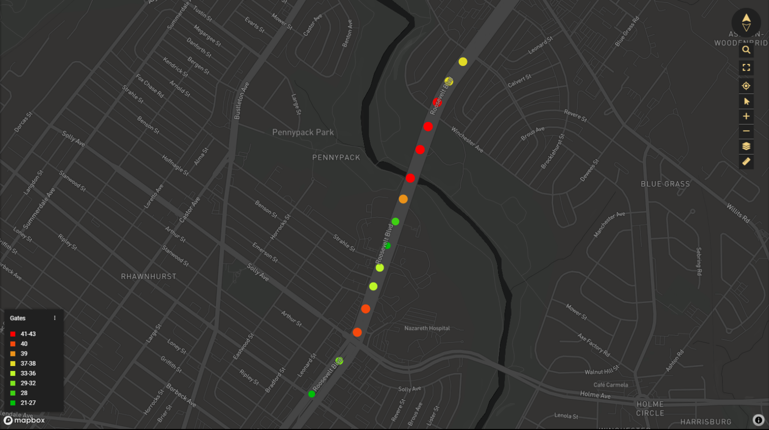 Before and After Roosevelt Boulevard's Speed Cameras | Streetlight Data